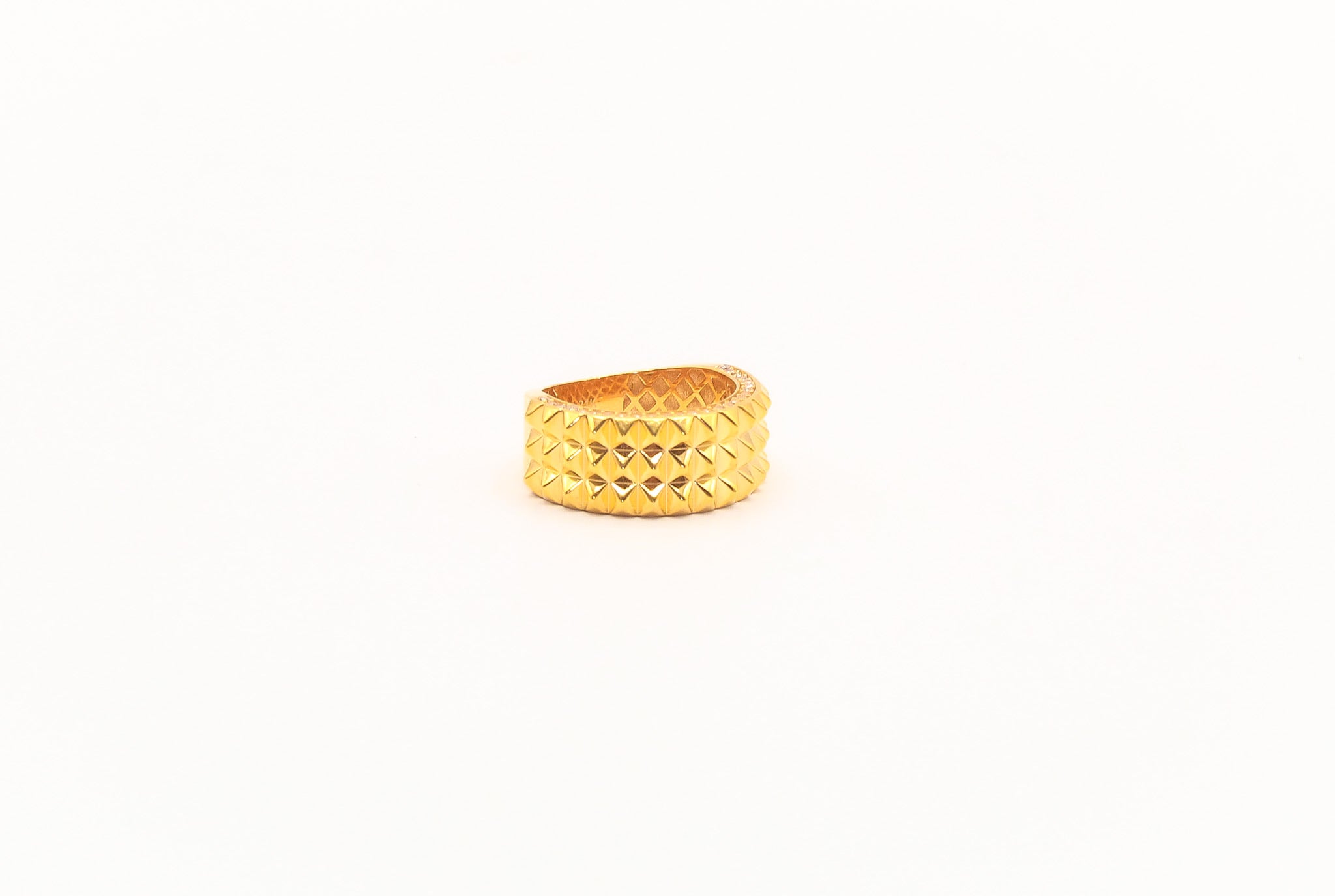 21K Gold Spike Ring – Almaza J